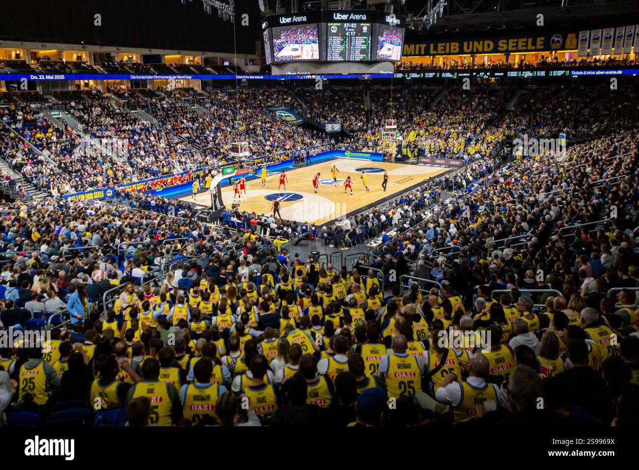 Berlin, Germany. 24th, January 2025. The Uber Arena seen during the ...