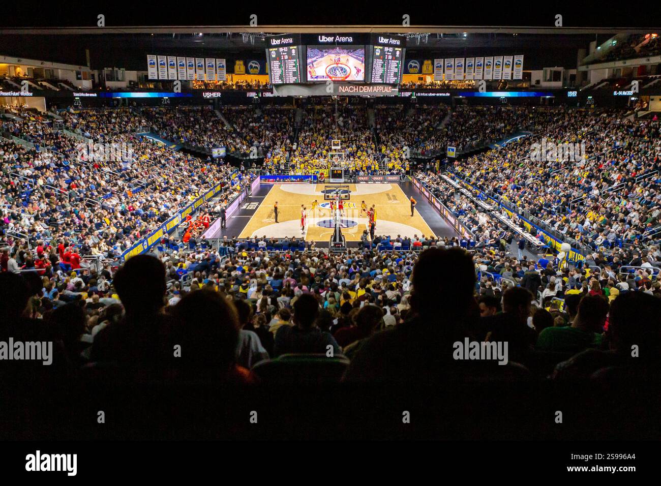 Berlin, Germany. 24th, January 2025. The Uber Arena seen during the ...