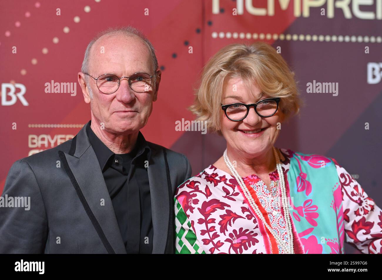 Robert Floerke und Saskia Vester. Roter Teppich,Red Carpet,Bayerischer ...