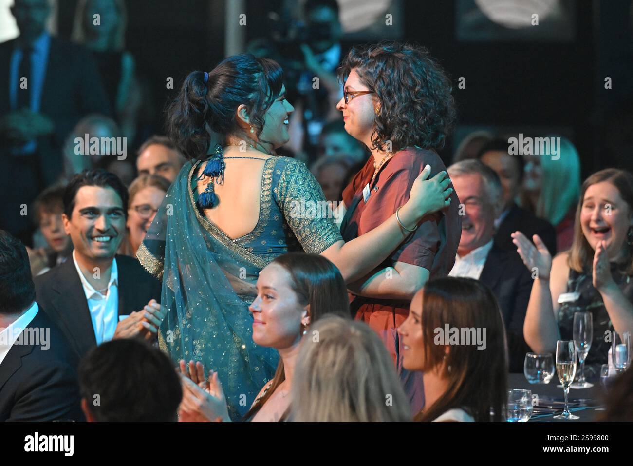 Local Heroes Vanessa Brettell and Hannah Costello celebrate during the ...