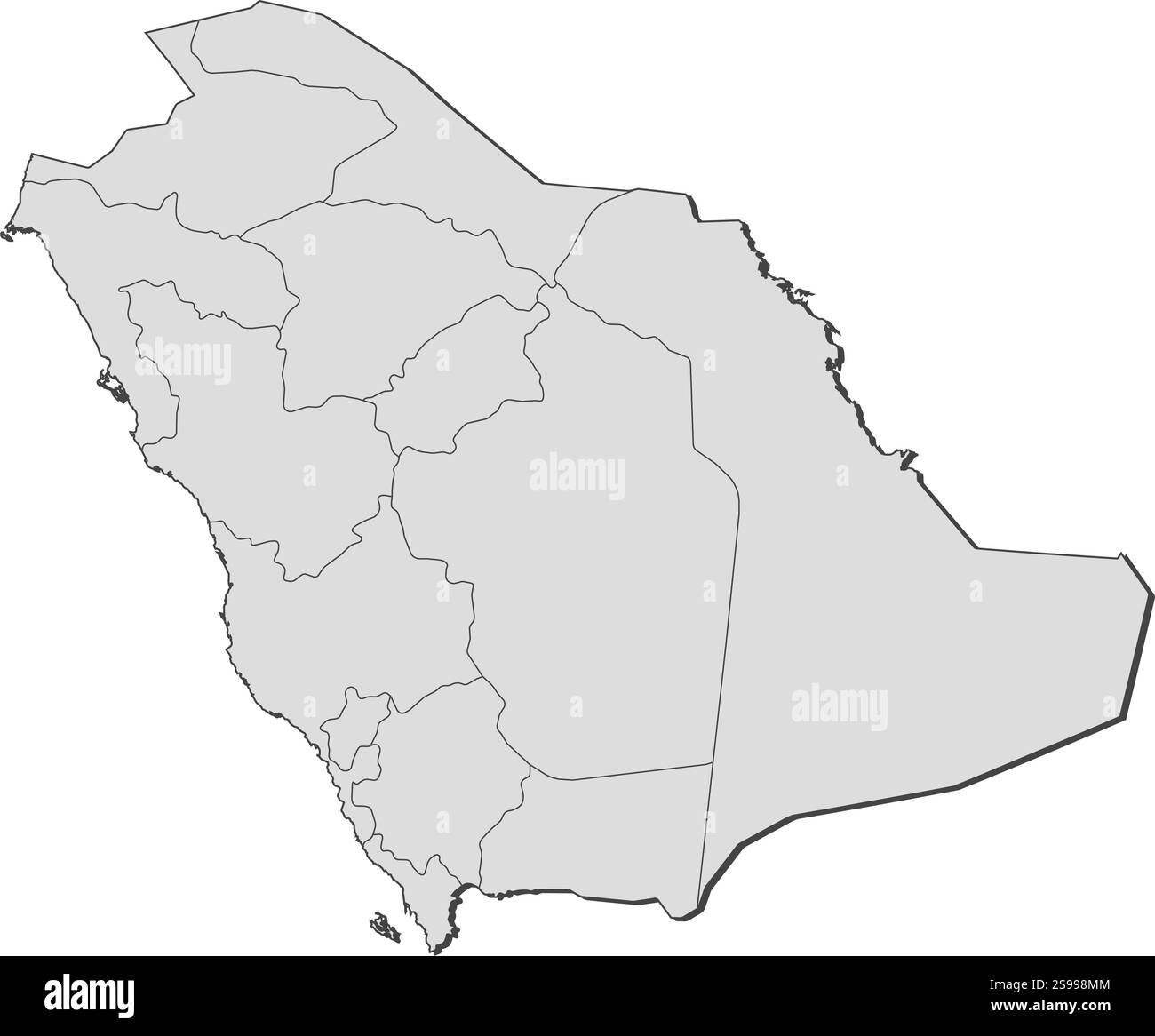 Vectors 3d map saudi arabia hi-res stock photography and images - Alamy