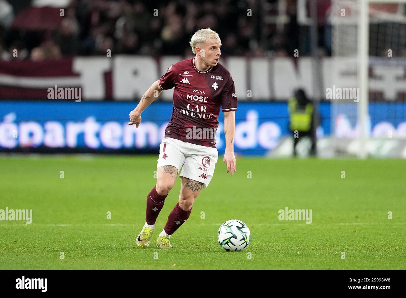 07 Gauthier HEIN (fcm) during the Ligue 2 BKT match between Metz and ...