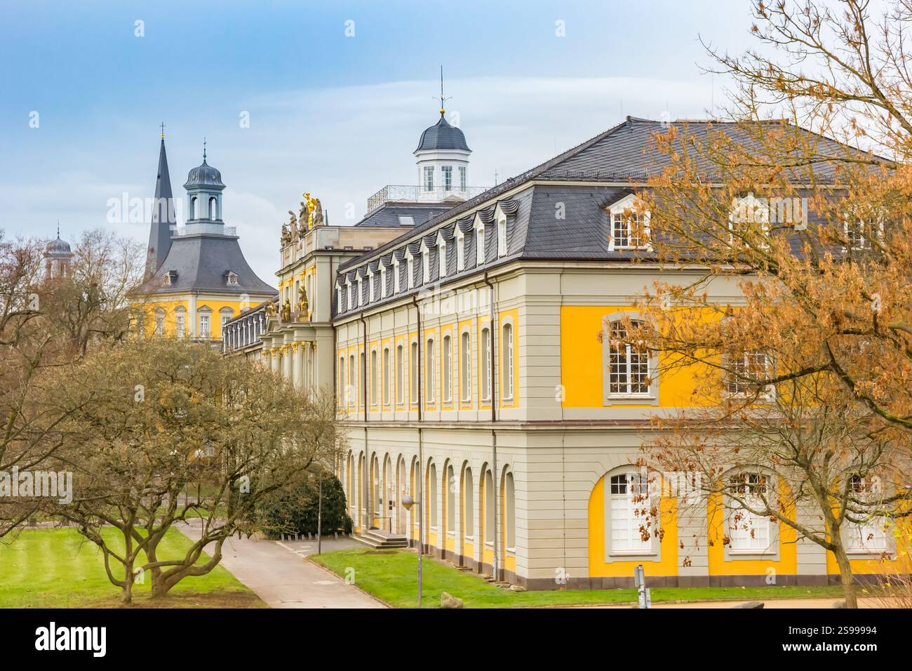 Historic buildings of the former palace, now university in Bonn ...