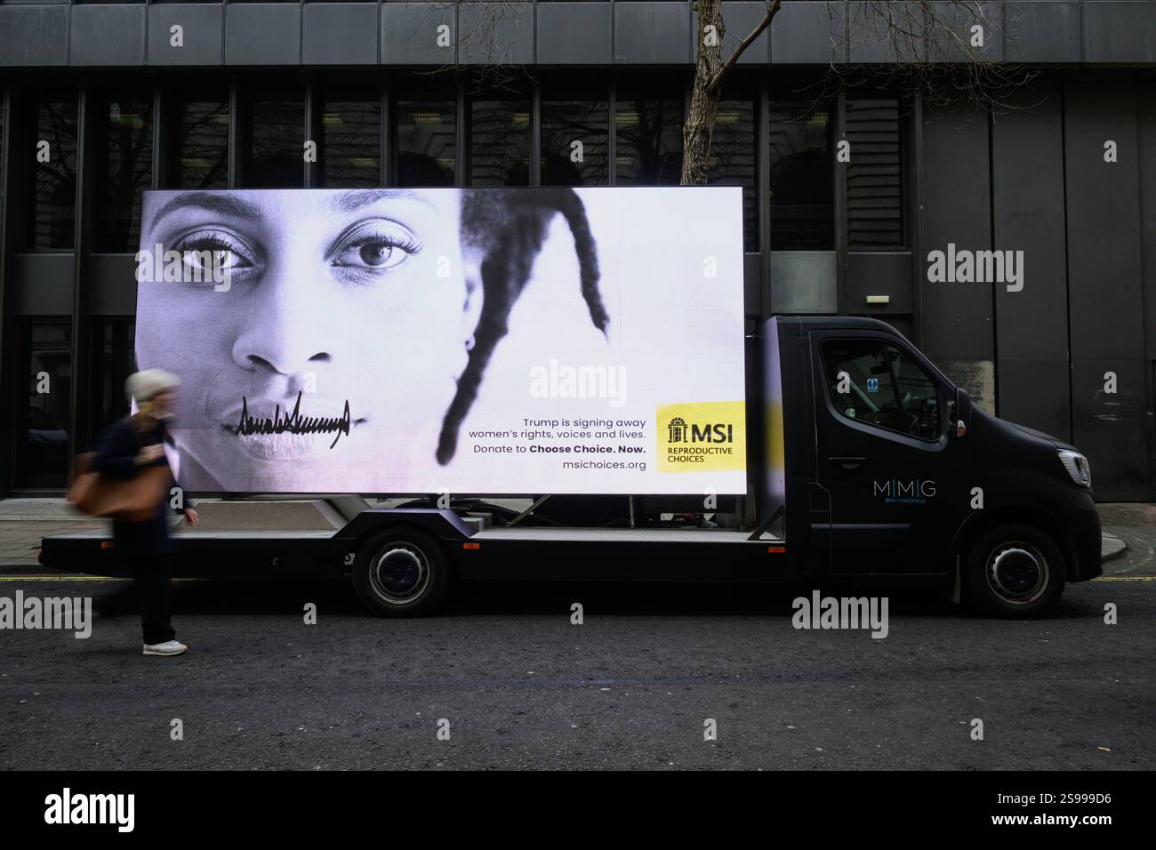 EDITORIAL USE ONLY General views of the 'Choose Choice' DigiVan, which ...