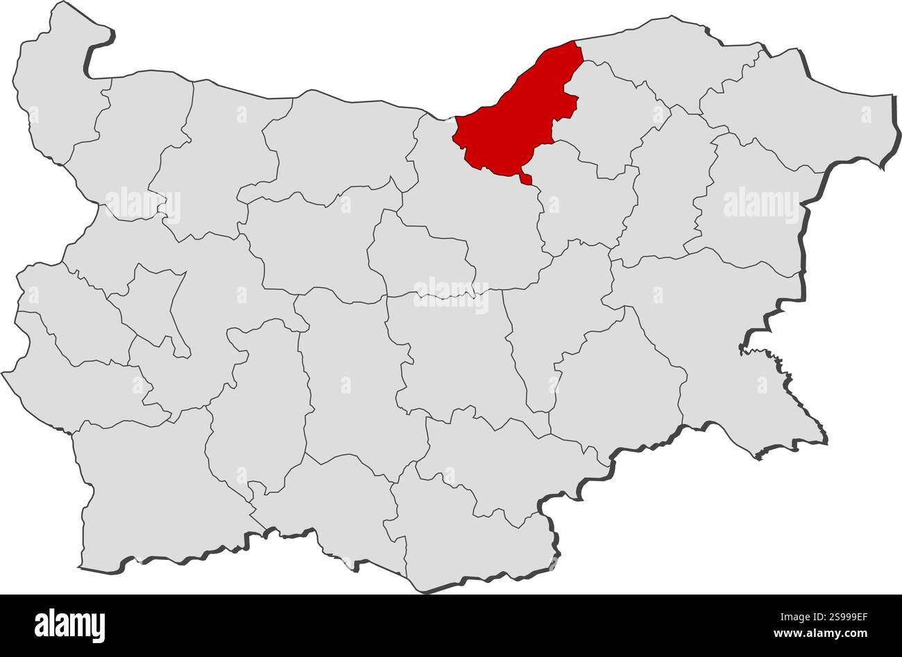 Ruse outline map Stock Vector Images - Alamy