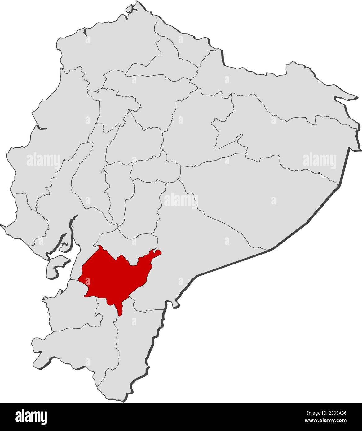 Map of azuay hi-res stock photography and images - Alamy