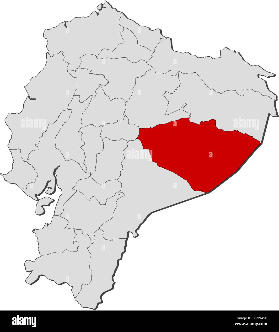 Pastaza map hi-res stock photography and images - Alamy