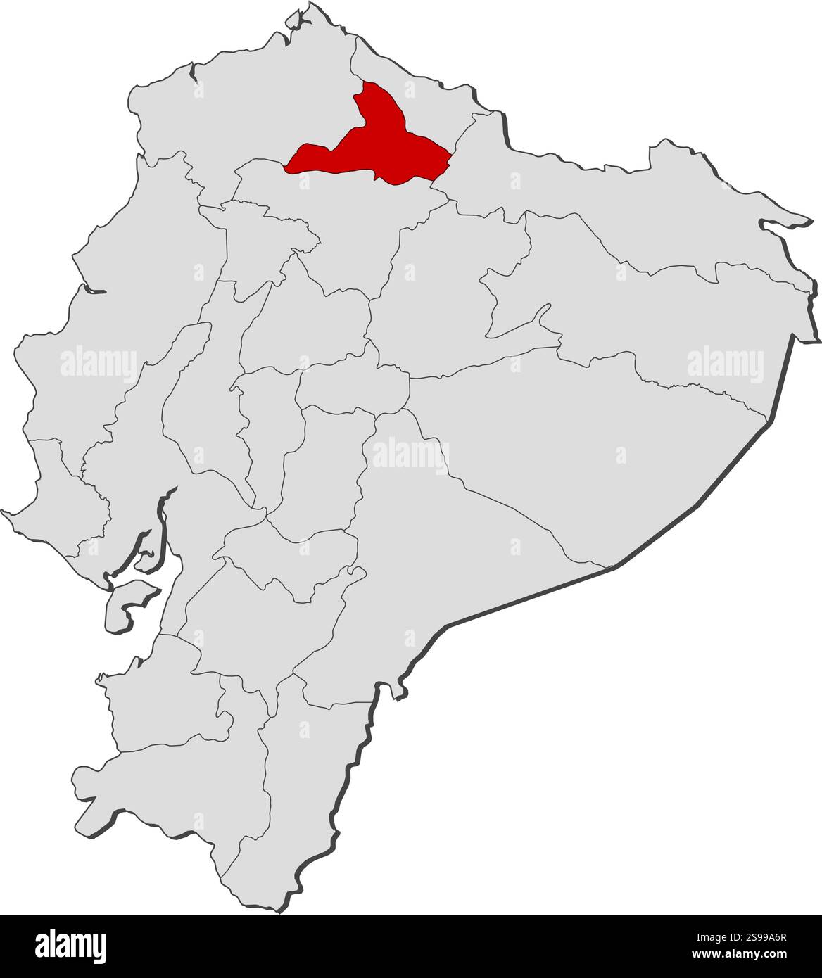 Map of imbabura hi-res stock photography and images - Alamy