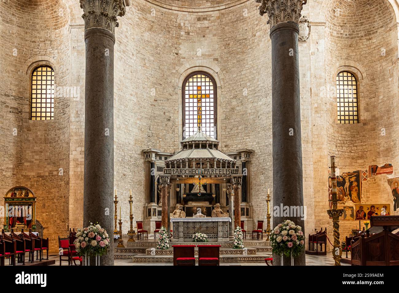 the altar of the church of San Sabino in Bari Stock Photo - Alamy