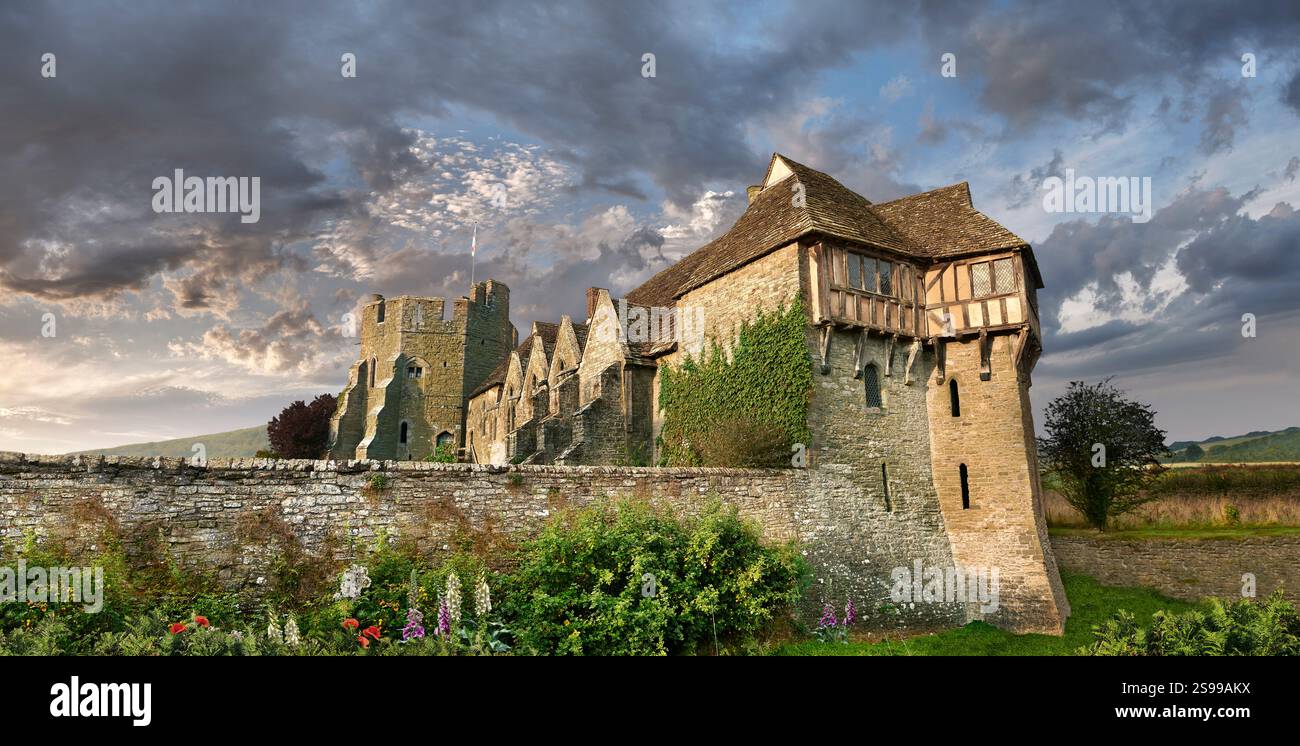 The half timbered north tower built in the 1280s with Elizabethan ...