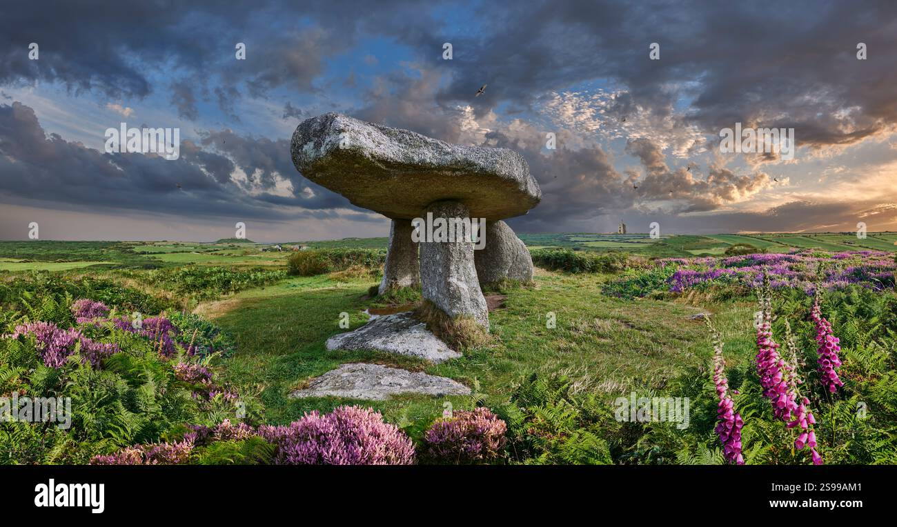 Lanyon quoit neolithic dolmen near hi-res stock photography and images ...