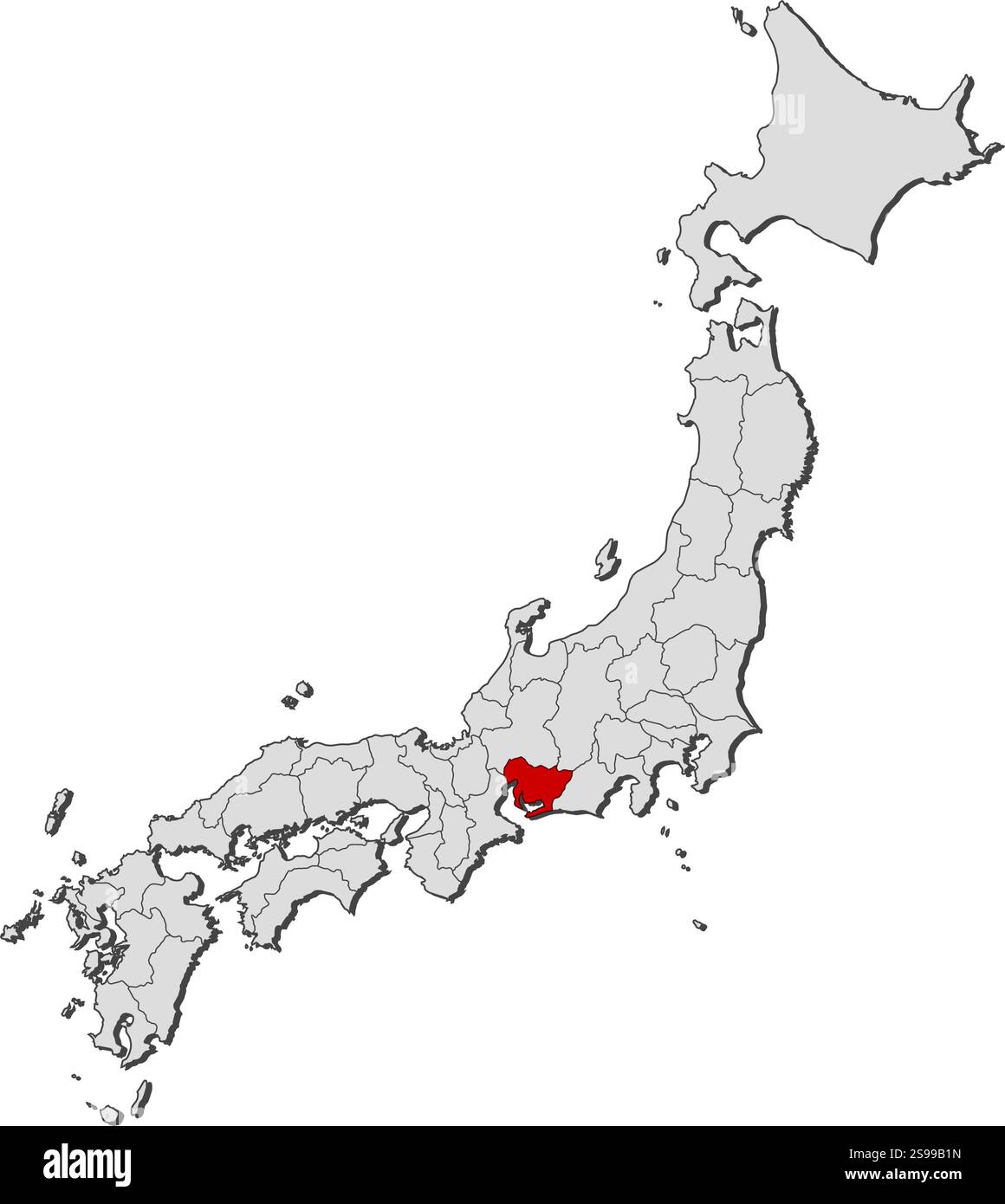 Map of aichi hi-res stock photography and images - Alamy