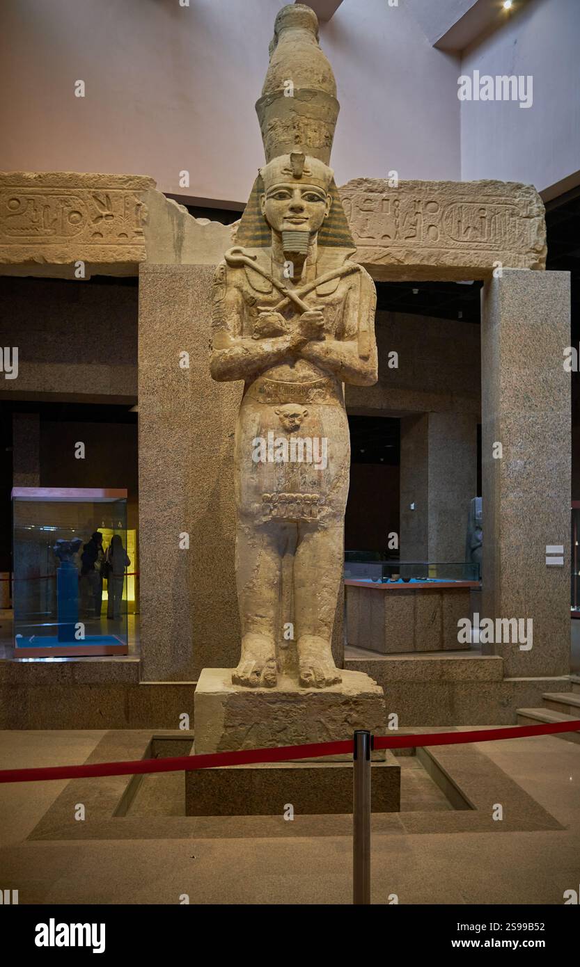 Statue of Ramses II in The Nubian Museum (the International Museum of ...