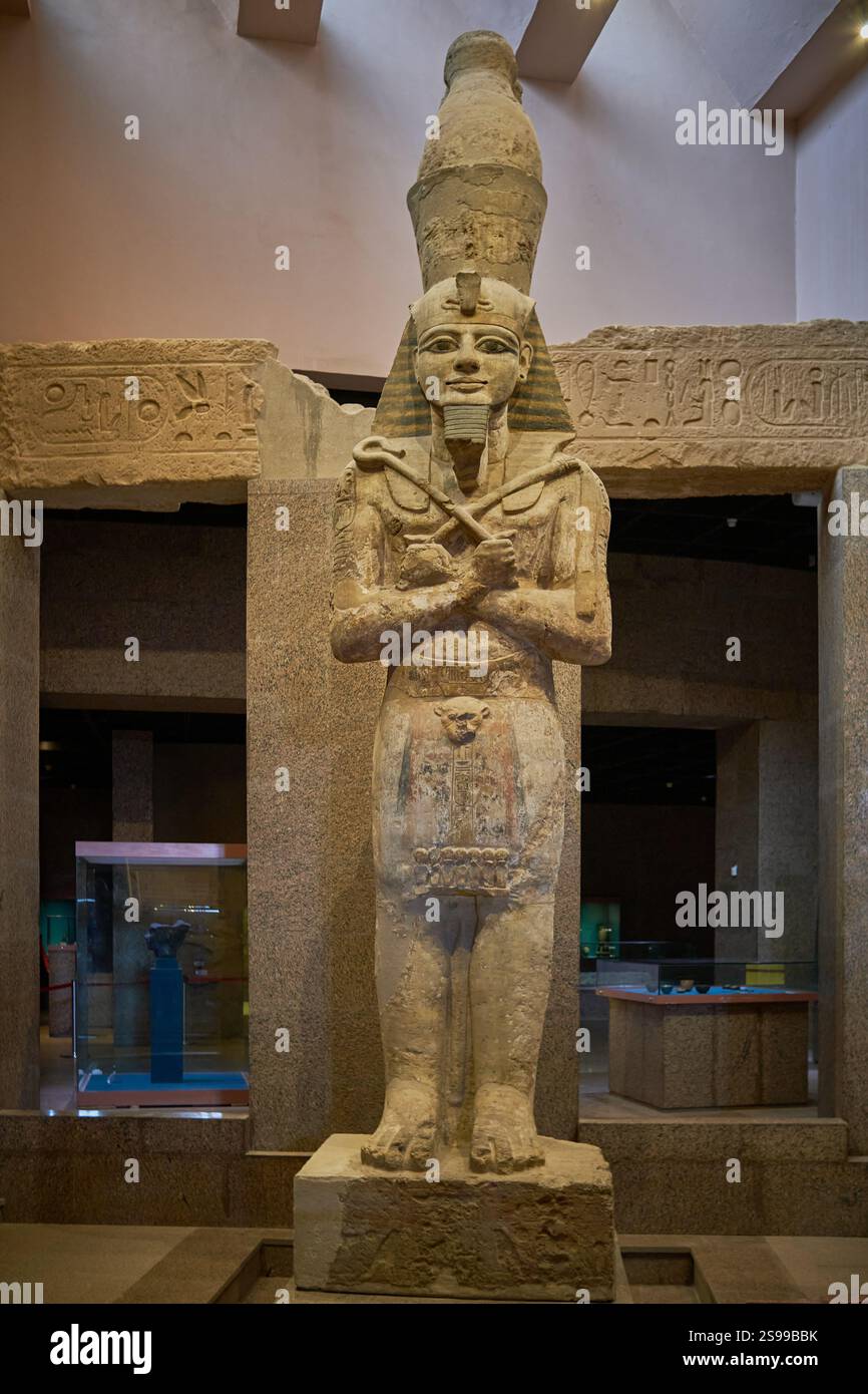 Statue of Ramses II in The Nubian Museum (the International Museum of ...