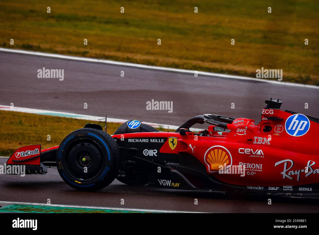 #16 Charles Leclerc, Scuderia Ferrari training with the Ferrari SF-23 ...
