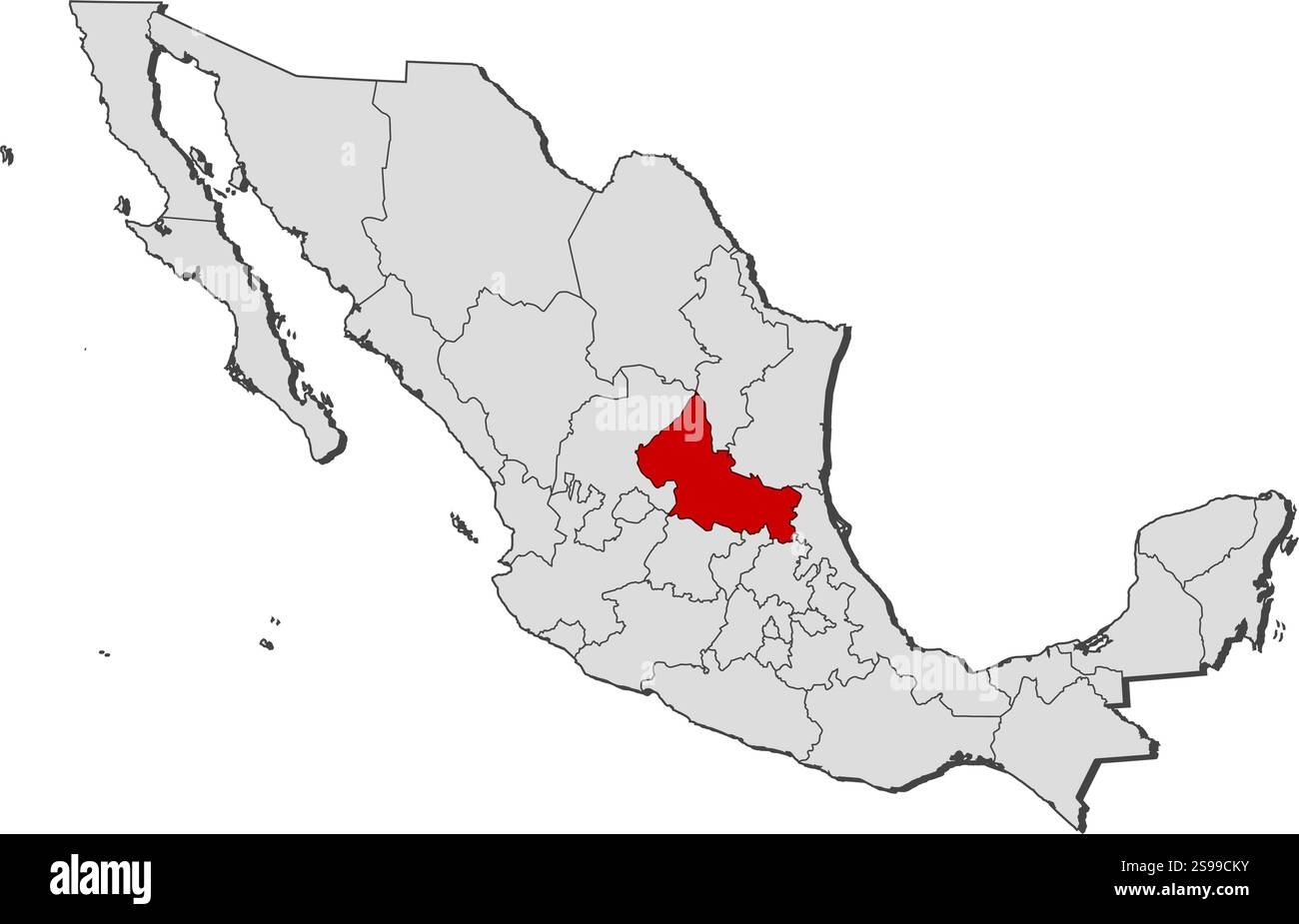 San Luis Potosi Mexico Map Hi Res Stock Photography And Images Alamy