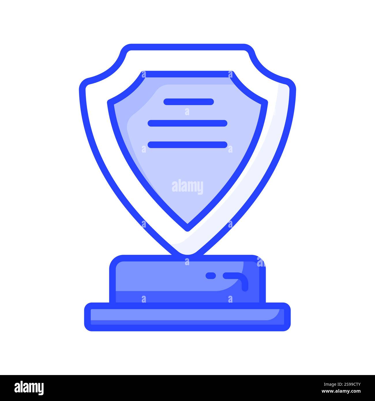 Shield trophy icon, ready to use vector, isolated on white background ...