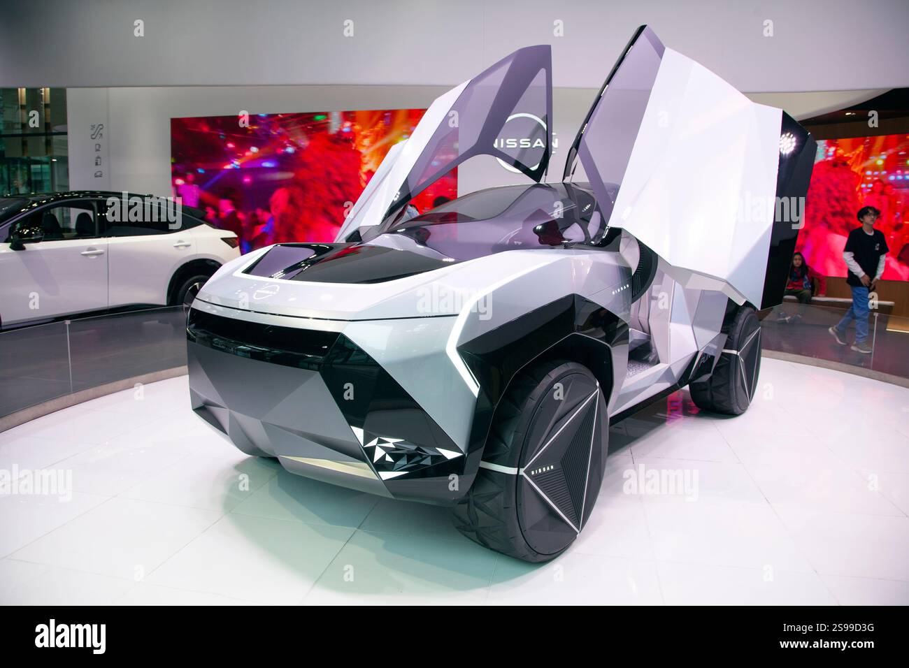 The Nissan Hyper Punk concept car at the Nissan Crossing showroom in ...