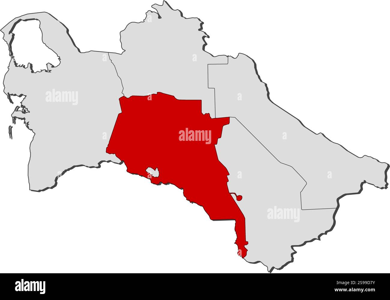 Vector map of ahal hi-res stock photography and images - Alamy