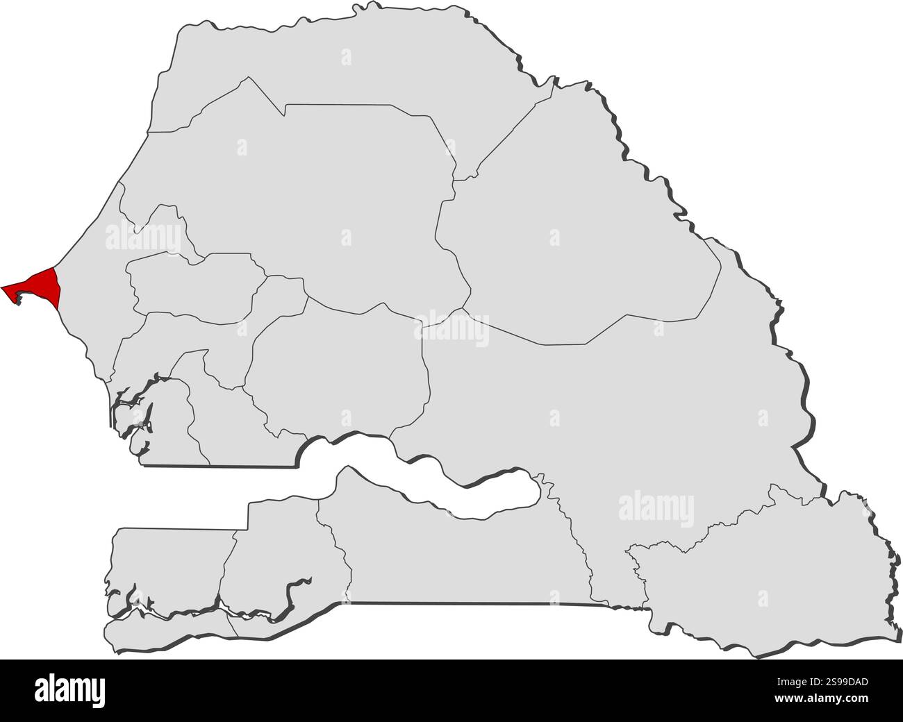 Senegal africa dakar Stock Vector Images - Alamy