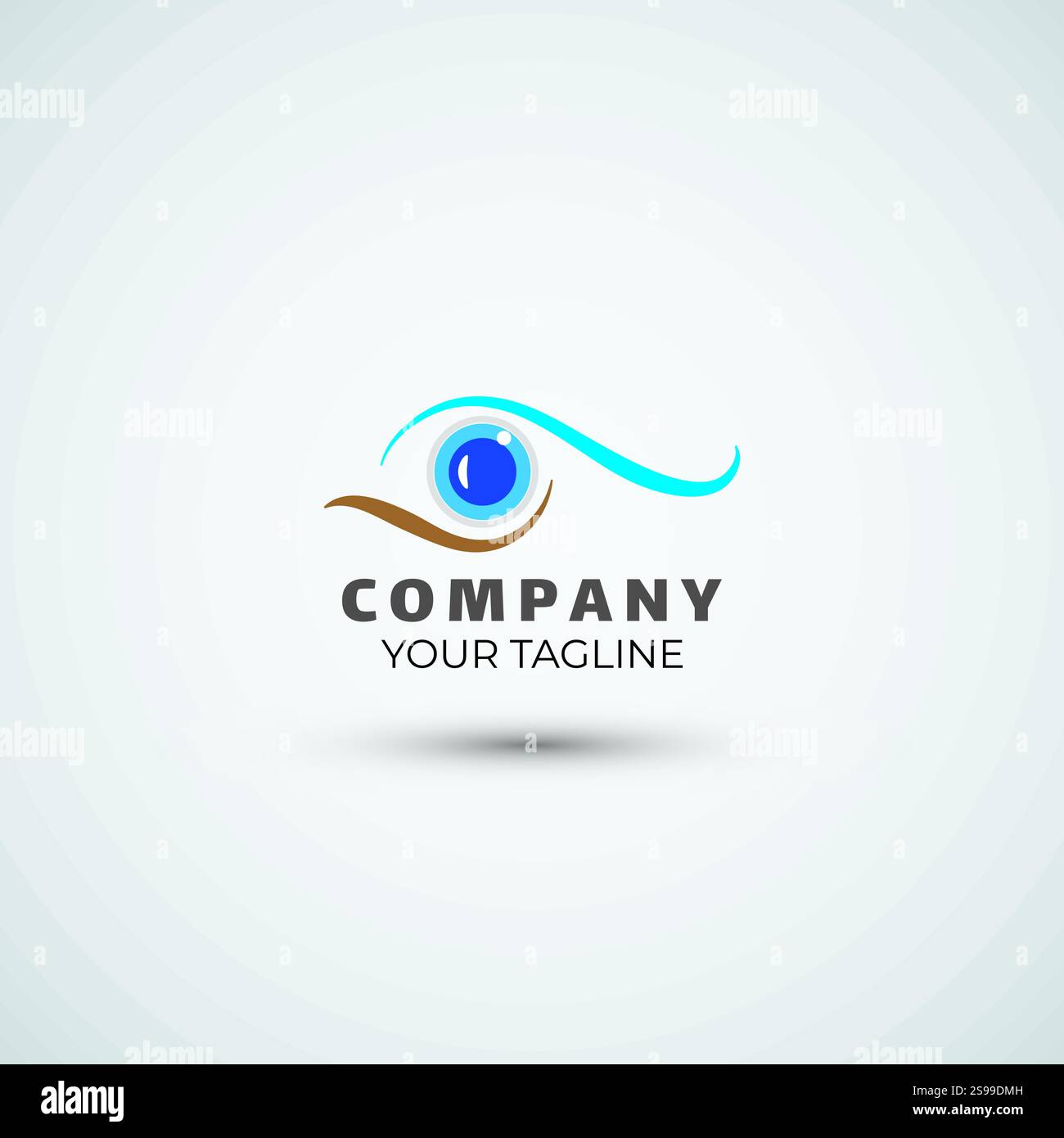 Eyes vision logo design template icon illustration Stock Vector Image ...