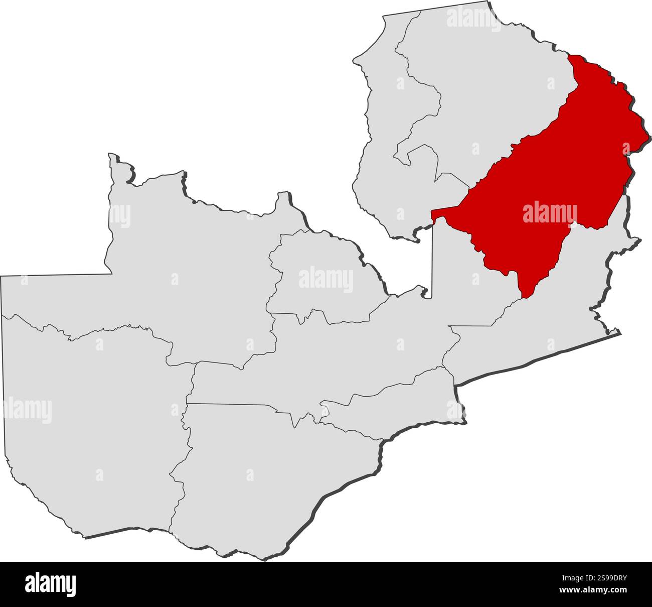 Maps of zambia Stock Vector Images - Alamy