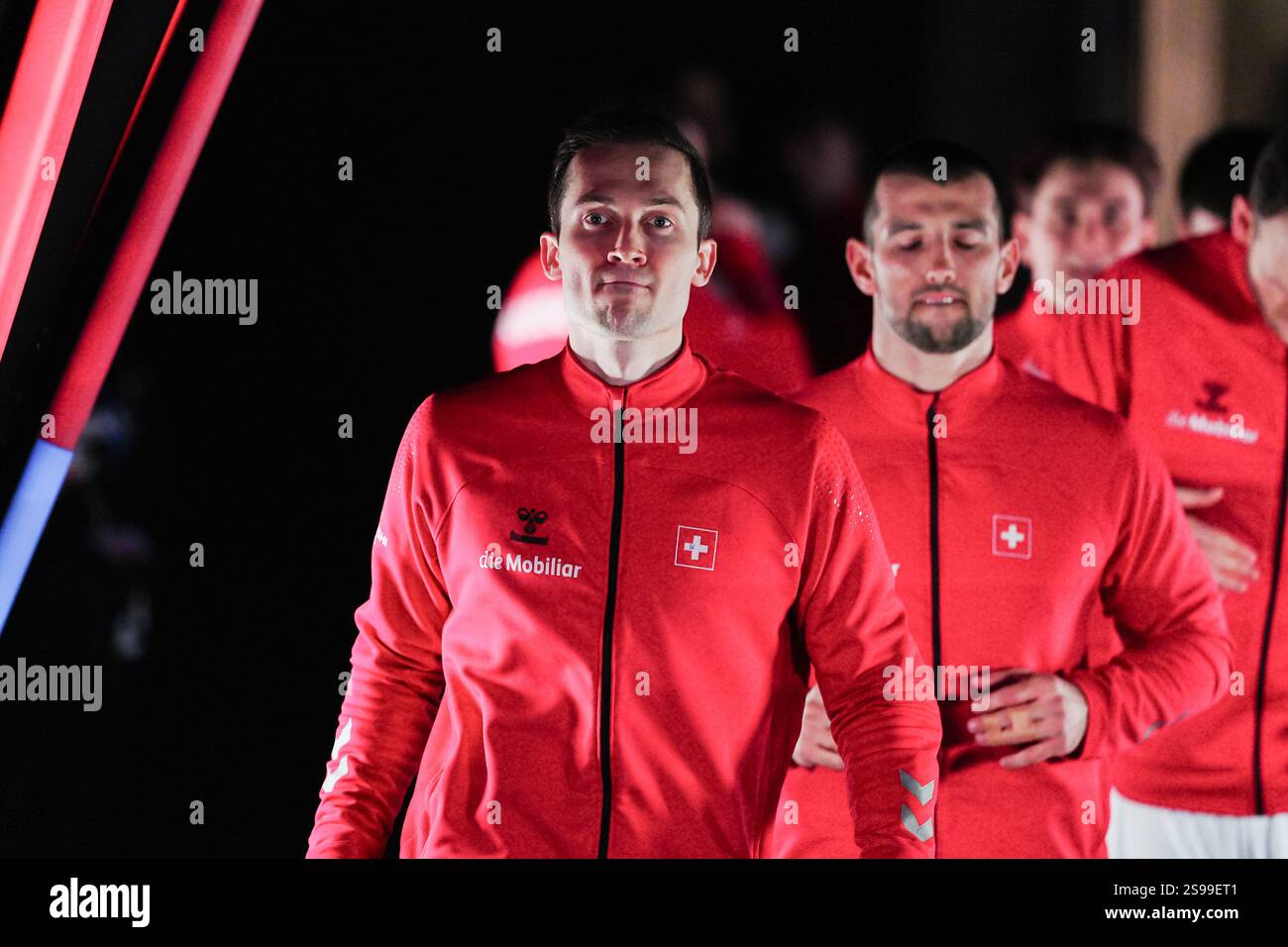 Nikola Portner (Schweiz, #16) DEN, Daenemark vs. Schweiz, Handball, IHF Weltmeisterschaft 2025 ...