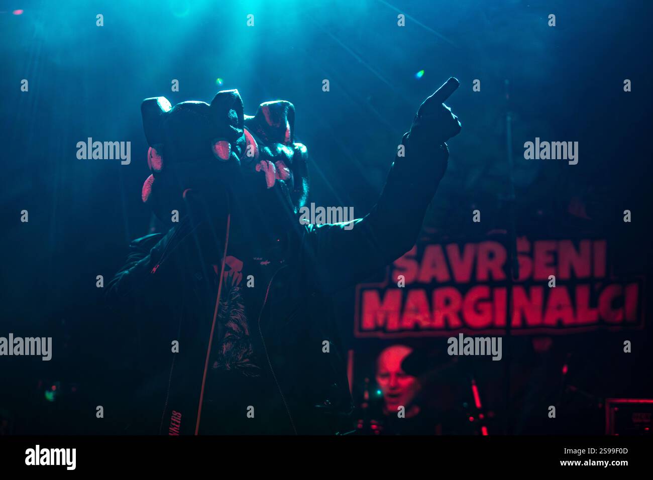 Zagreb, Croatia, 24. 01. 2025. - The performance of Savrseni Marginalci ...