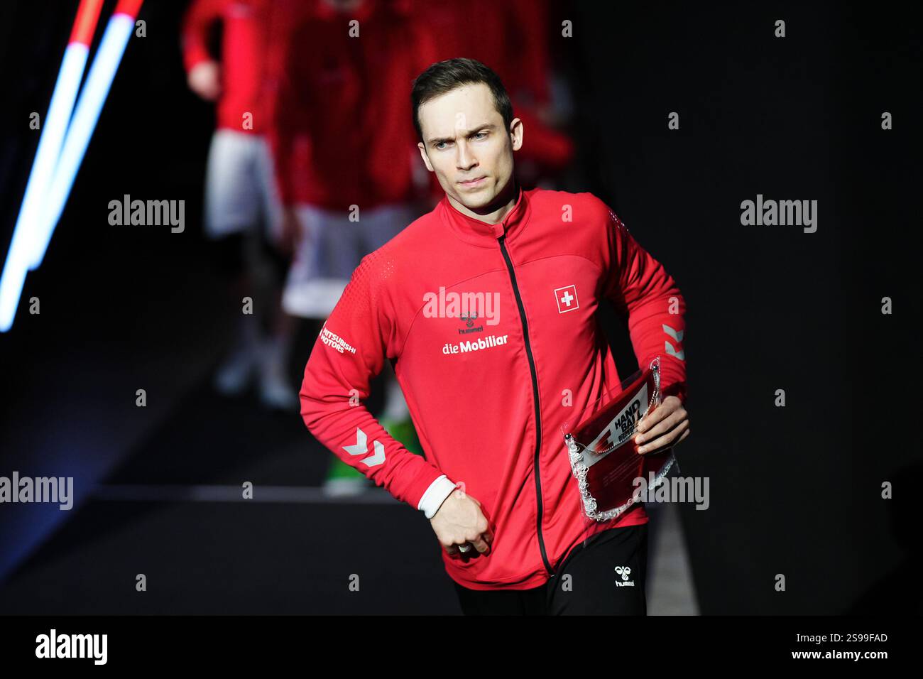 Nikola Portner (Schweiz, #16) DEN, Daenemark vs. Schweiz, Handball, IHF Weltmeisterschaft 2025 ...