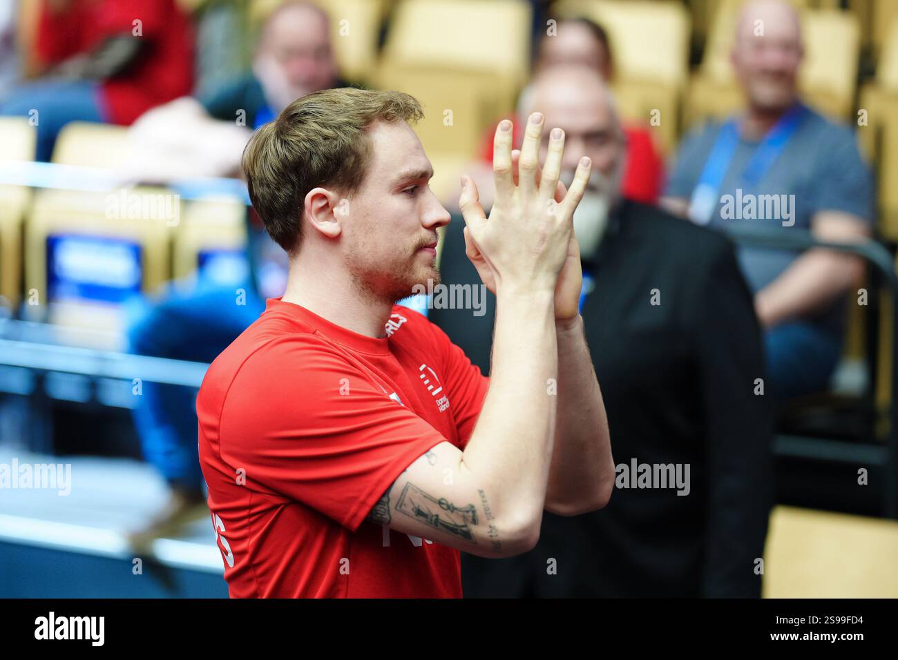 Simon Pytlick (Daenemark, #43) DEN, Daenemark vs. Schweiz, Handball ...