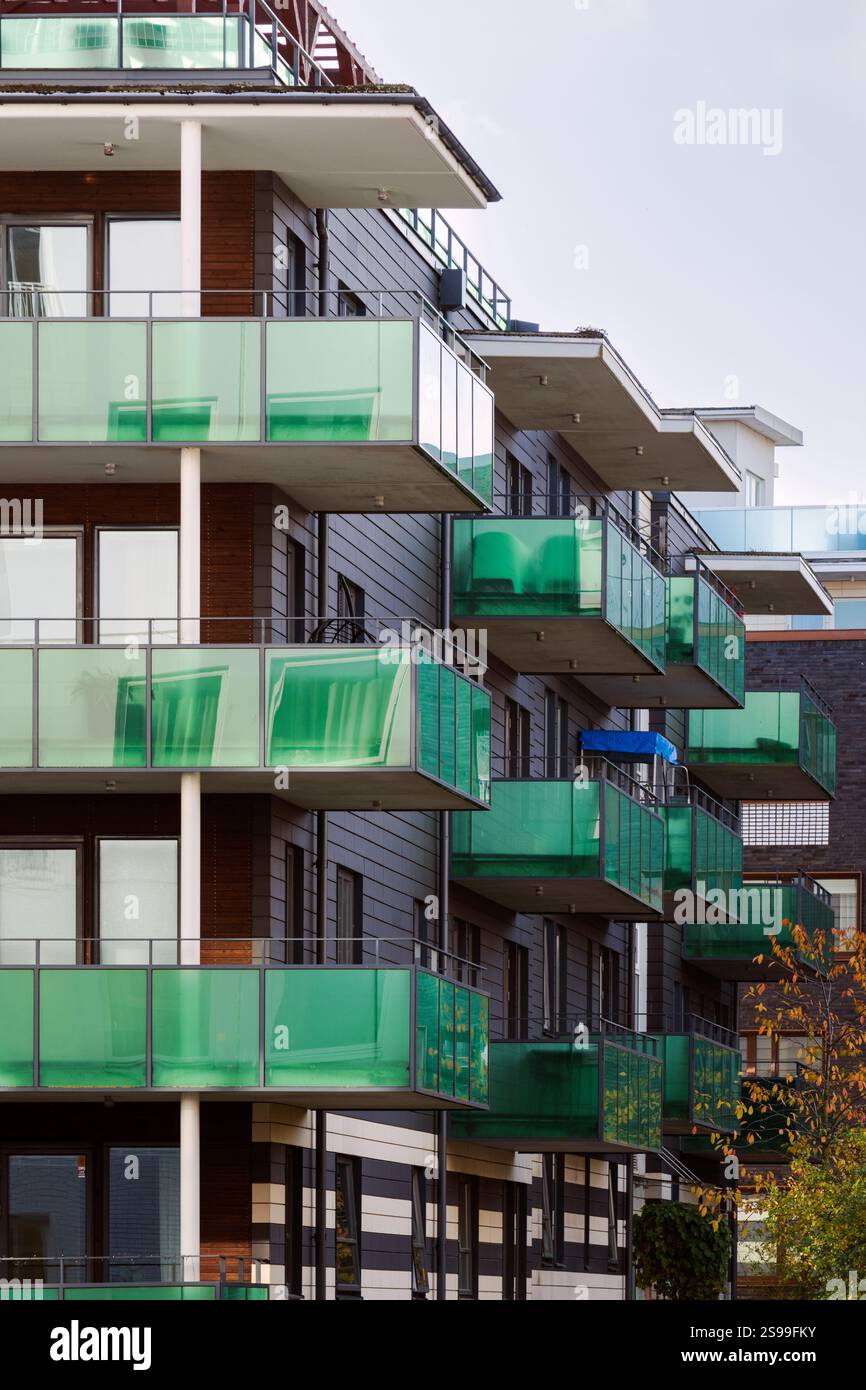 Green balconies hi-res stock photography and images - Alamy