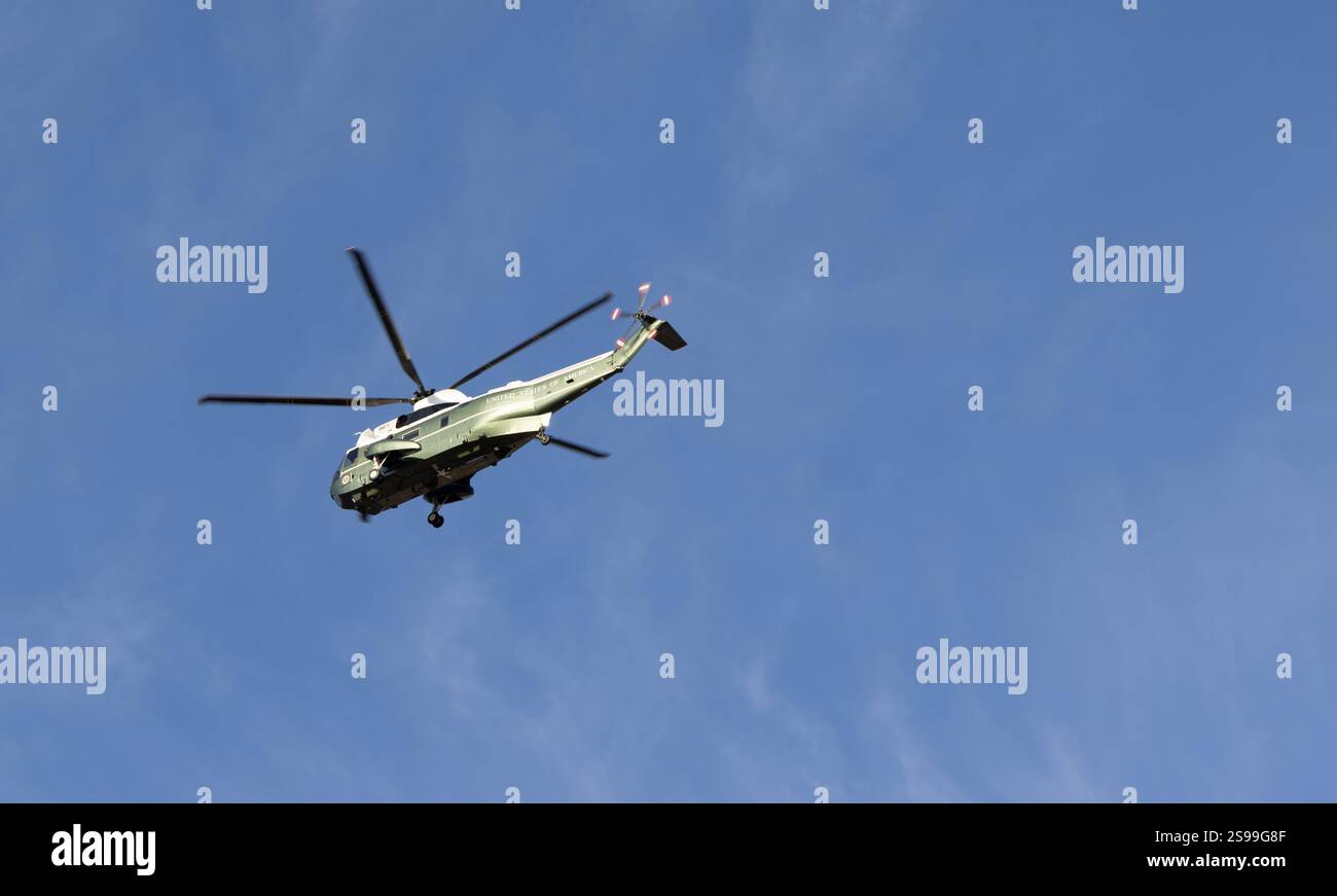 January 24, 2025, Pacific Palisades, California, USA: President Donald ...