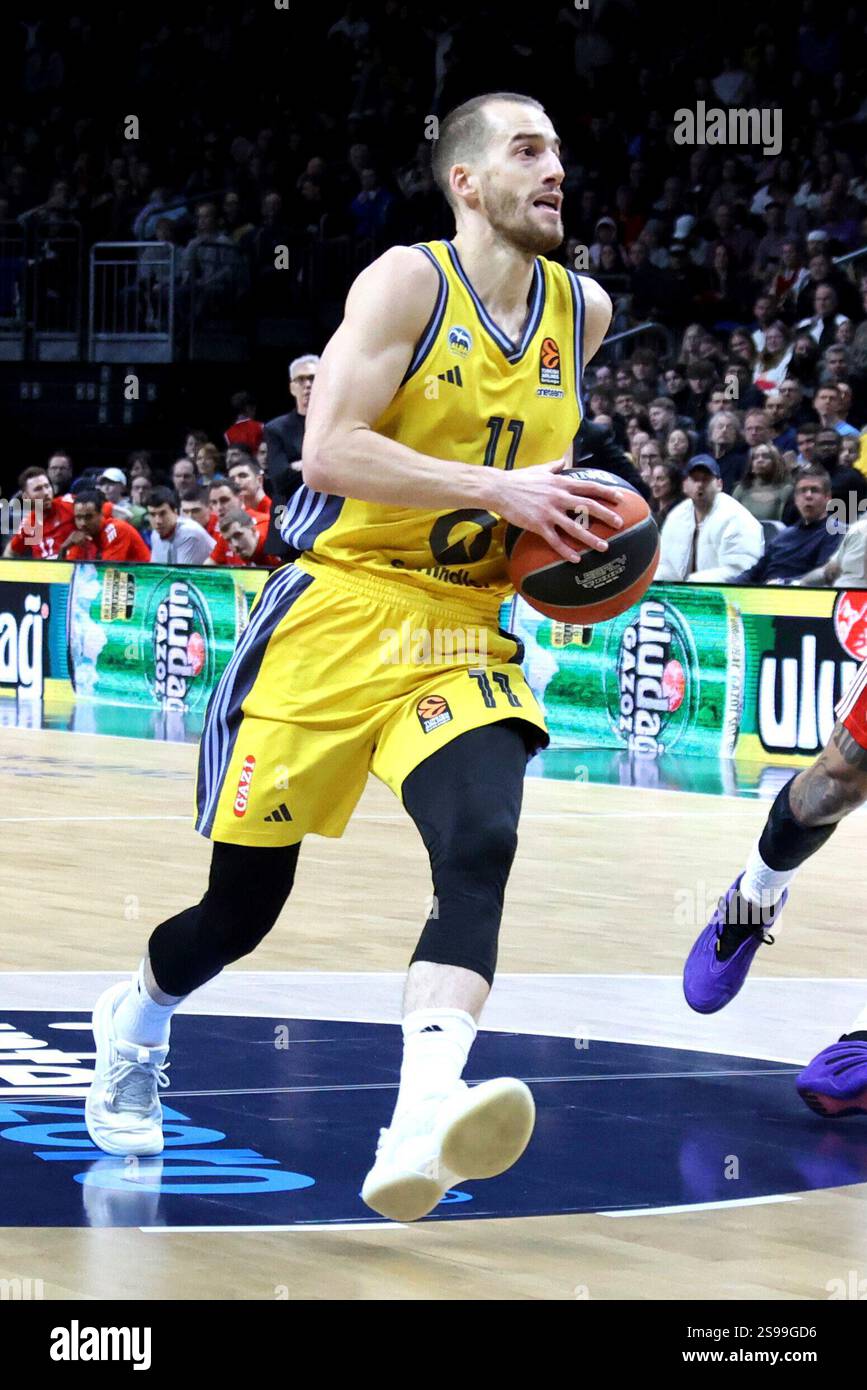 24.01.2025, Uber-Arena, Berlin, DEU, EuroLeague, ALBA vs. Bayern ...