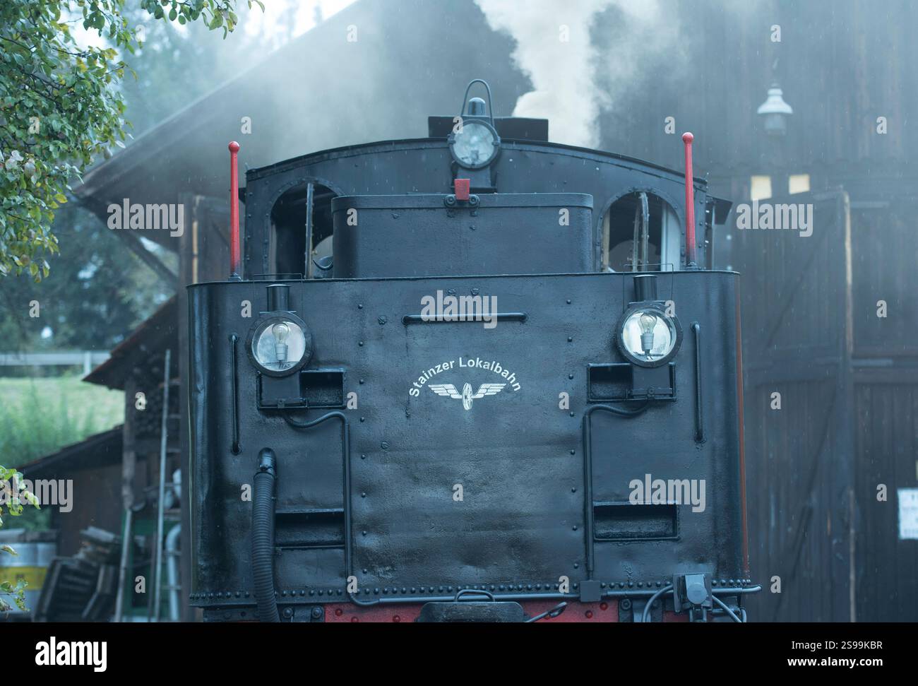 steam locomotive smoke from an old technology in rail transport steam ...