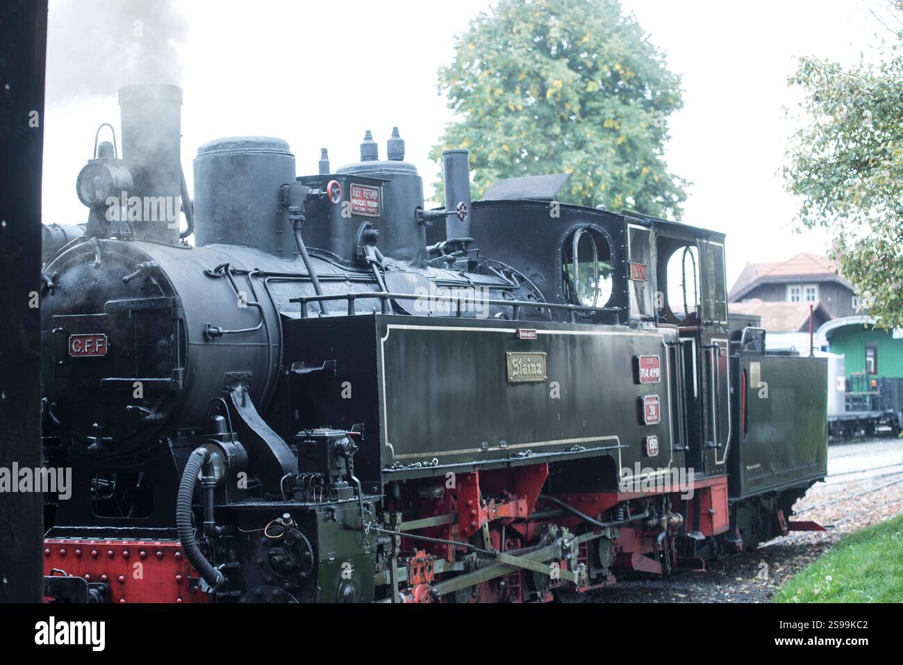 steam locomotive smoke from an old technology in rail transport steam ...