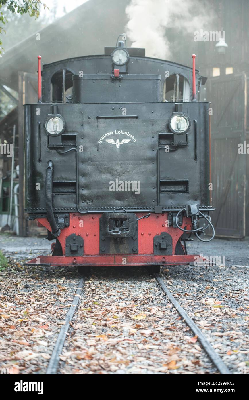steam locomotive smoke from an old technology in rail transport steam ...