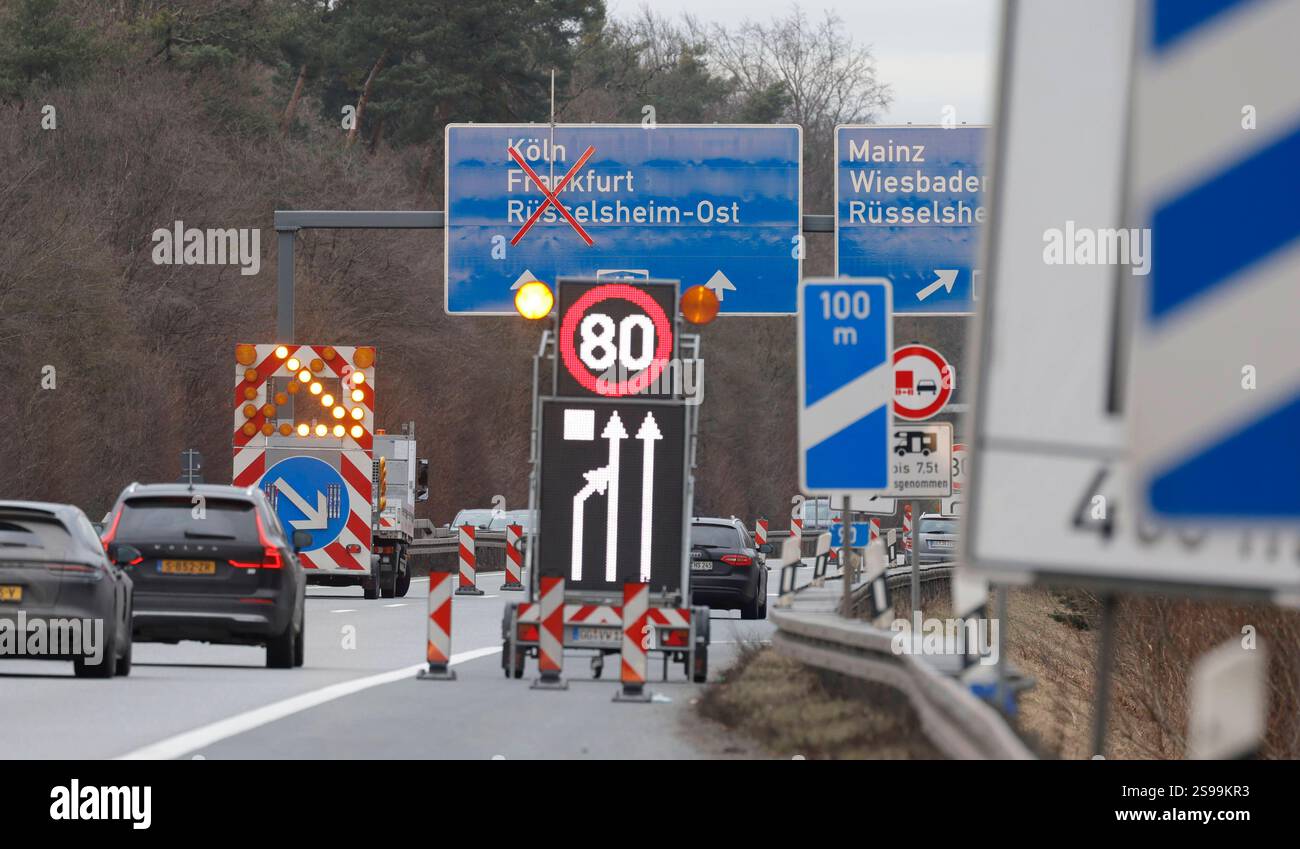 Sperrung Autobahn A67 25.01.2025 Aufgrund Demontagearbeiten zu ...