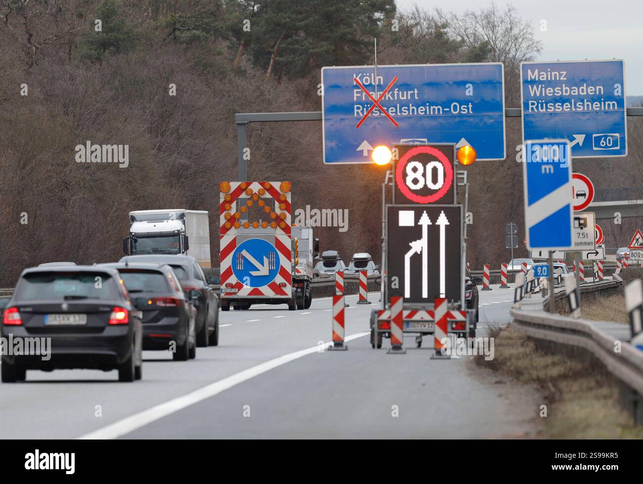 Sperrung Autobahn A67 25.01.2025 Aufgrund Demontagearbeiten zu ...