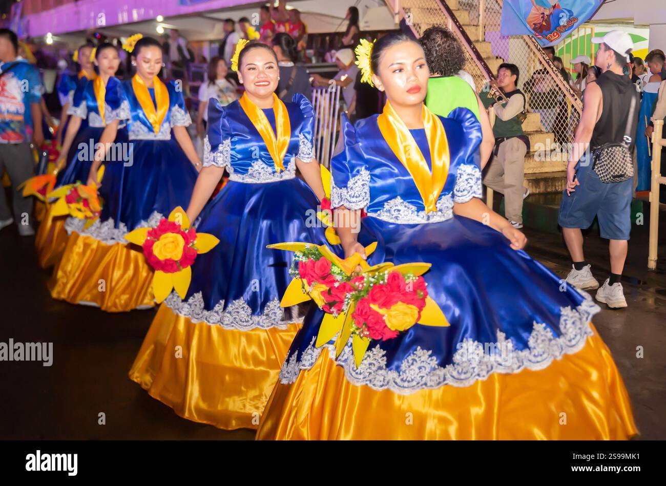 January 17, 2025: Female Dance group at Sinulog Festival contest, Cebu ...
