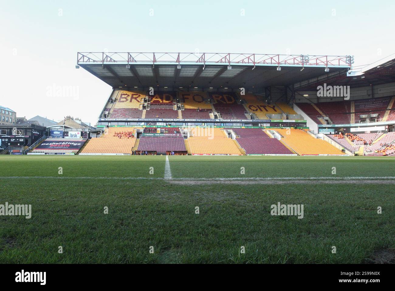 The University of Bradford Stadium, Bradford, England - 25th January ...