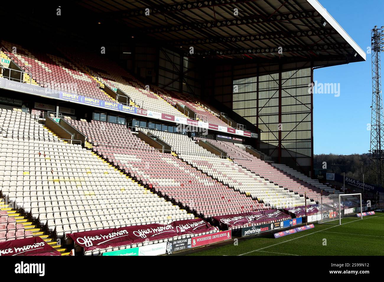 The University of Bradford Stadium, Bradford, England - 25th January ...