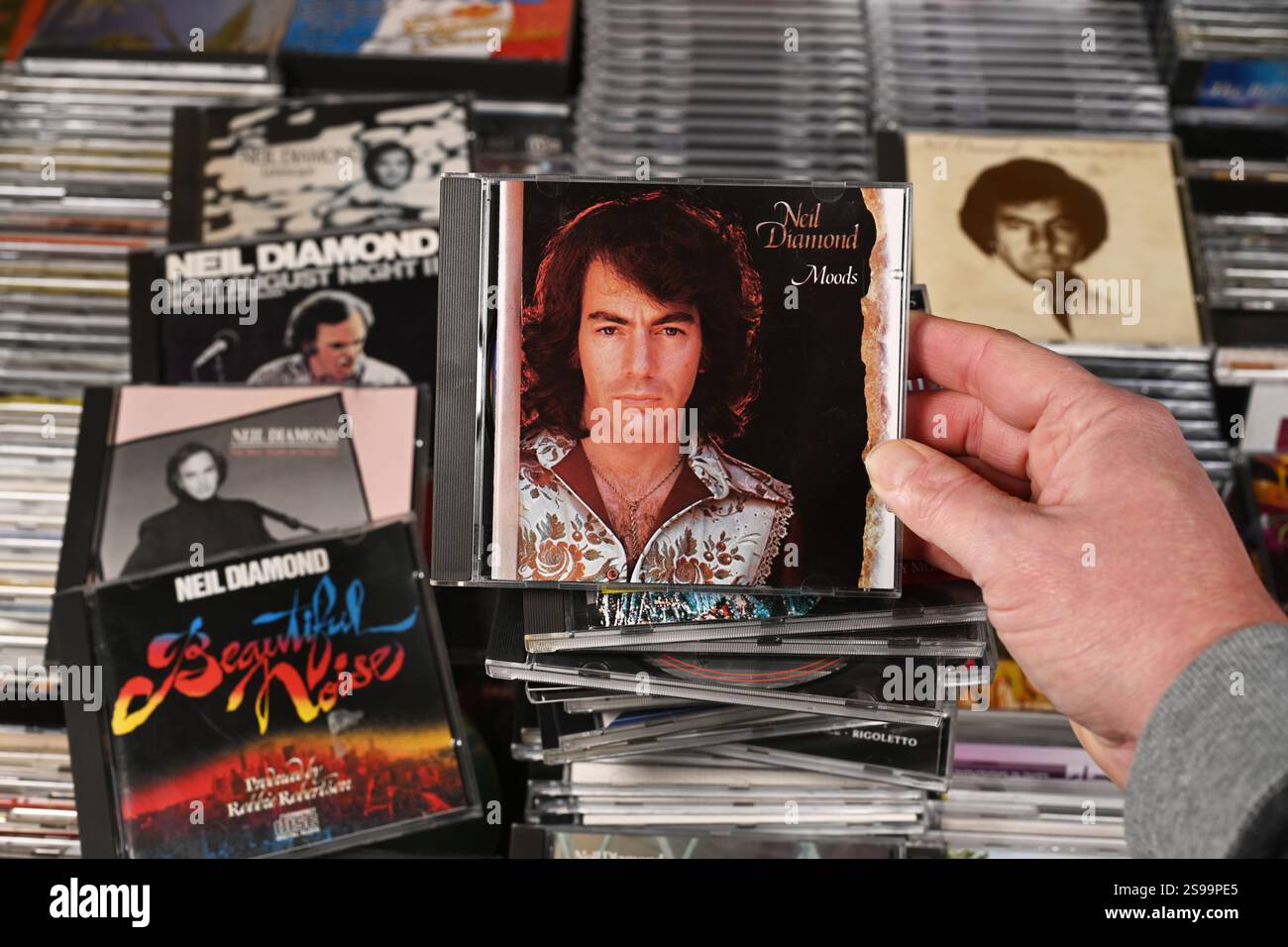 Neil diamond album cover hi-res stock photography and images - Alamy