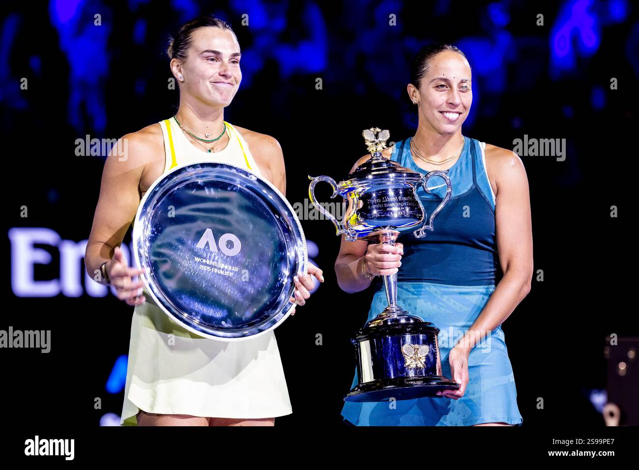 MELBOURNE, VIC - JANUARY 25: Madison Keys of the United States of ...