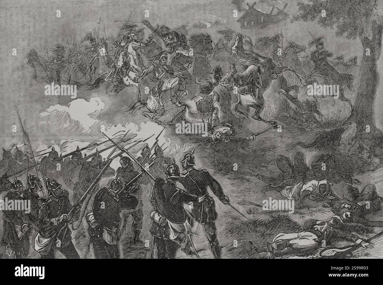 Franco-Prussian War (1870-1871). Battle of Sedan (1-2 September 1870 ...