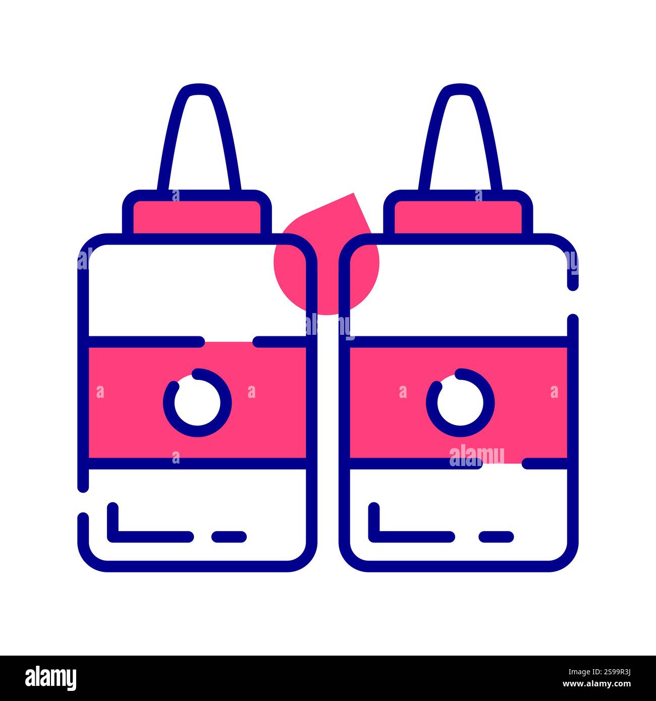 Take a look at this perfectly designed icon of glue bottles, vector of ...