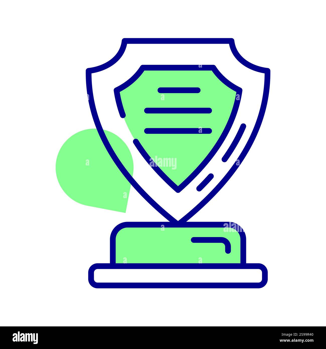 Shield trophy icon, ready to use vector, isolated on white background ...