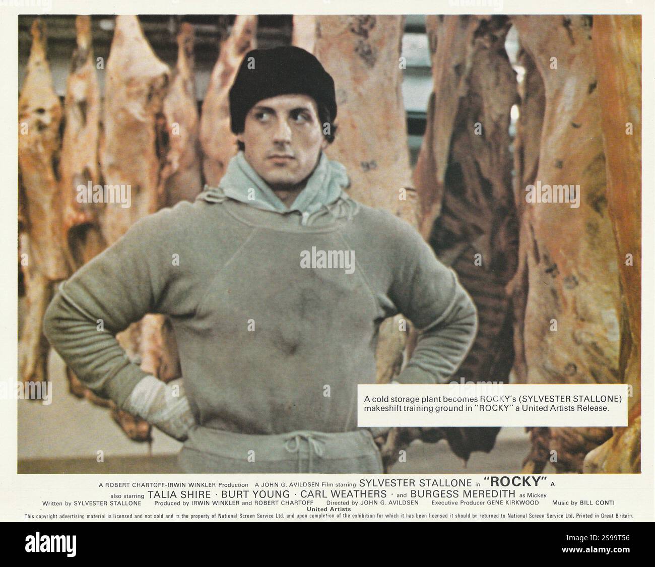 Rocky (United Artists, 1977). Starring Sylvester Stallone, Talia Shire ...
