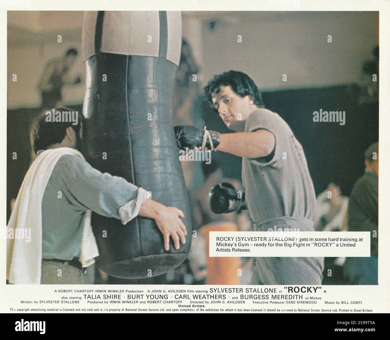 Rocky (United Artists, 1977). Starring Sylvester Stallone, Talia Shire ...