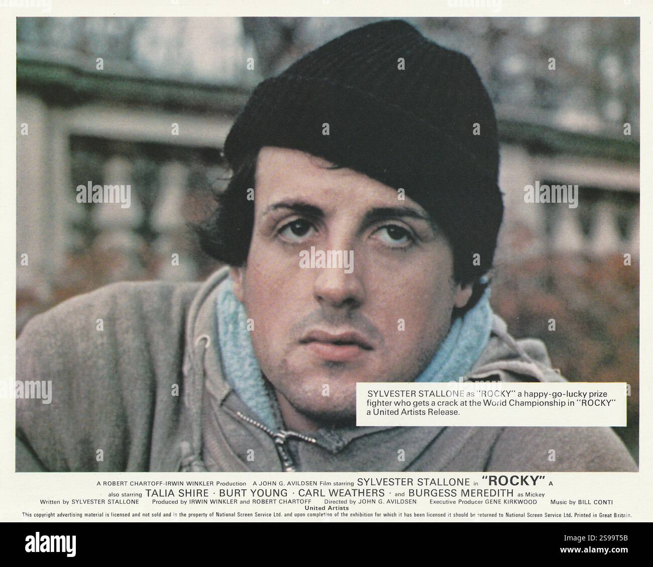 Rocky (United Artists, 1977). Starring Sylvester Stallone, Talia Shire ...