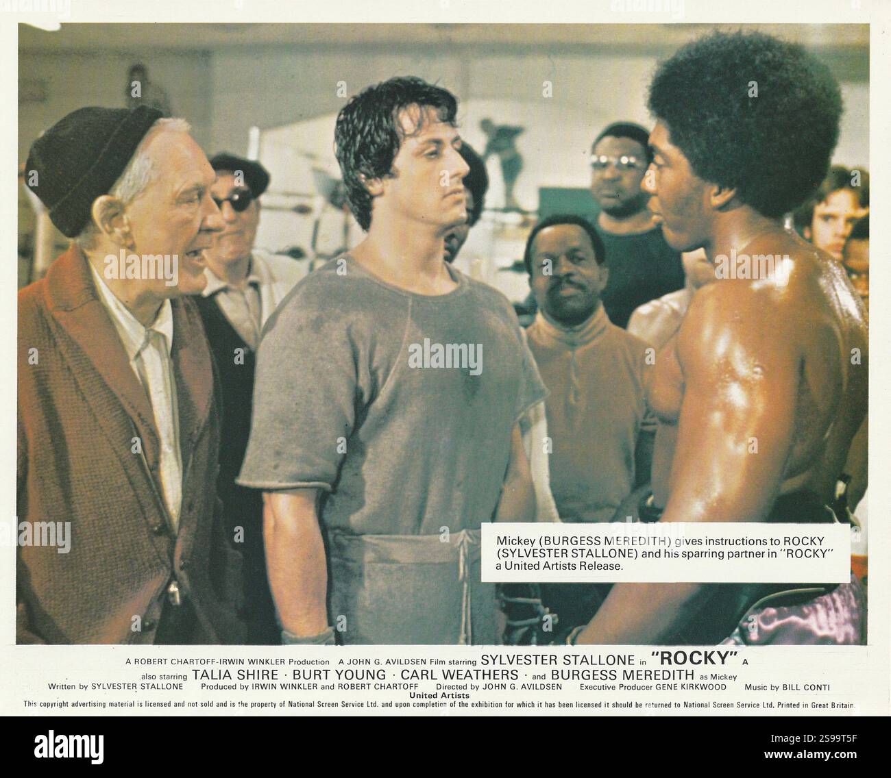 Rocky (United Artists, 1977). Starring Sylvester Stallone, Talia Shire ...